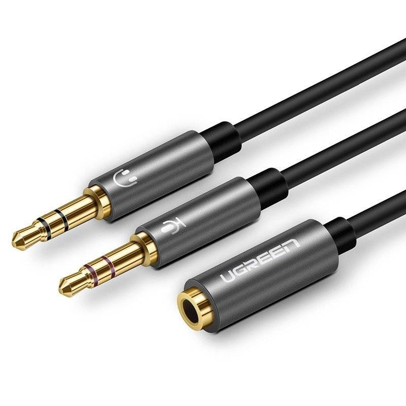UGREEN Audio Splitter Cable AUX Mini Jack 3.5mm For Headphones With ...