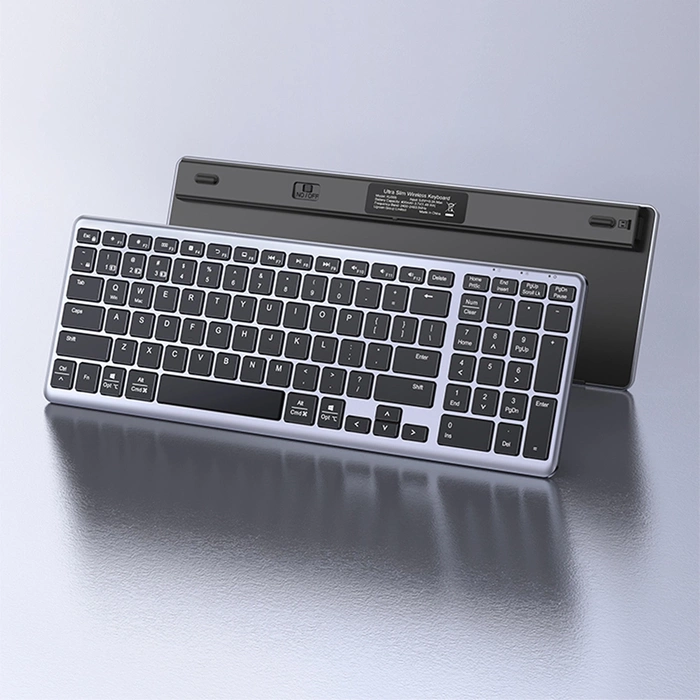 UGREEN KU005 2.4G+BT Wireless Membrane Keyboard (Silver/Black) Shop ...