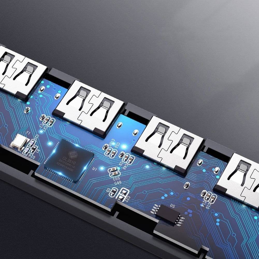 Ugreen USB HUB splitter - 4x USB 3.2 Gen 1 with micro USB power port ...