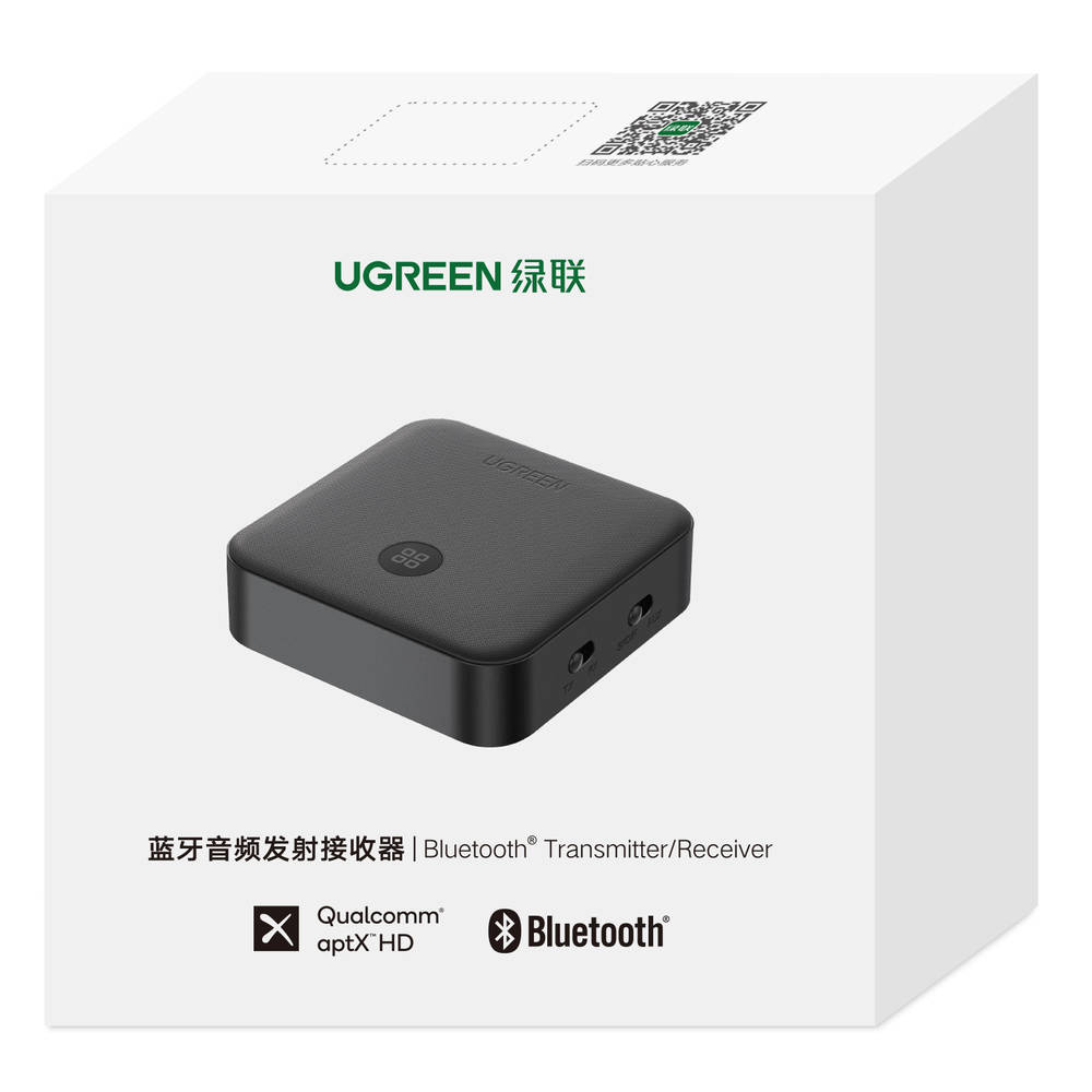 Ugreen 2in1 Bluetooth 5.0 Transmitter / Receiver for Music Black (CM144) Shop Ugreen.pl