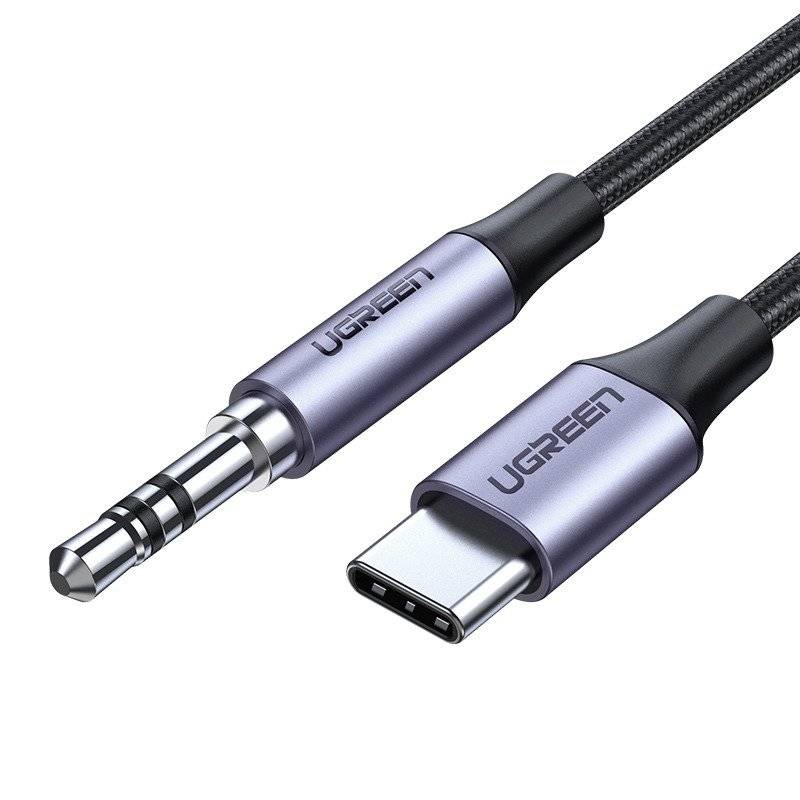 Cable mini jack 3.5mm AUX to USB-C UGREEN 1m (dark gray) Shop Ugreen.pl