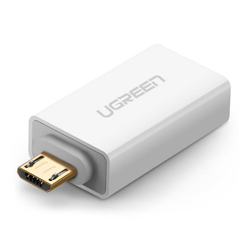 Adapter UGREEN US195 USB to micro USB, OTG (white) Shop Ugreen.pl