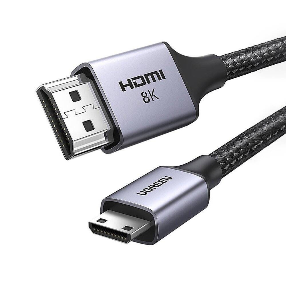 Cable mini HDMI - HDMI Ugreen HD163 8K 2m - gray Shop Ugreen.pl